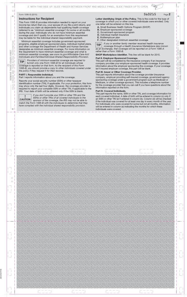 FTI Tax Forms. MW1095B