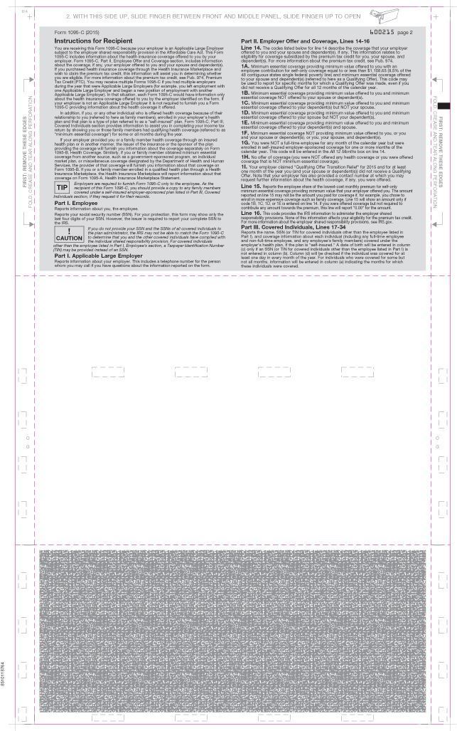 FTI Tax Forms. MW1095C