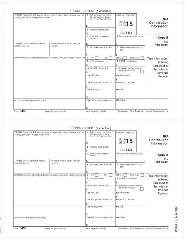 FTI Tax Forms. L5498REC