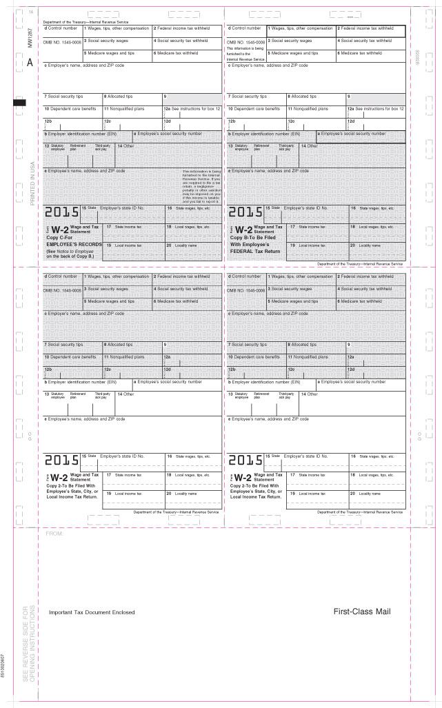 FTI Tax Forms. MW1287