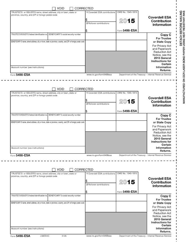 FTI Tax Forms. L5498ESAPAY